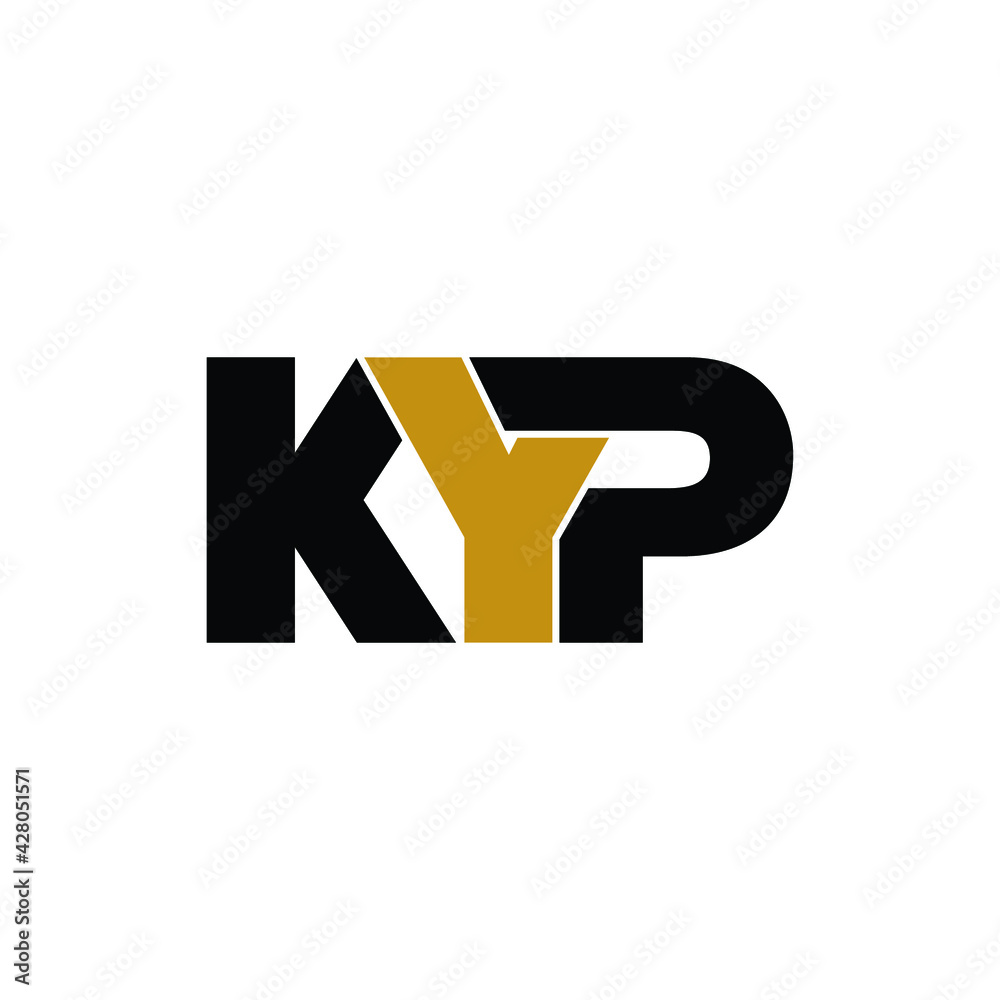 KYP letter monogram logo design vector Stock Vector | Adobe Stock