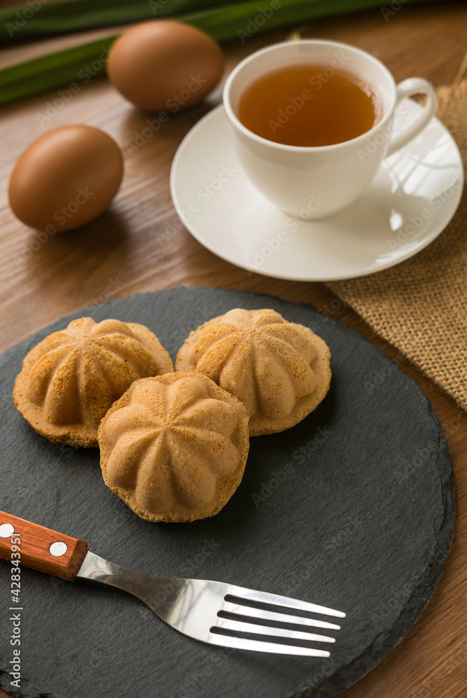 Kueh Bolu or Kuih Bahulu is the Asian traditional food popular in ...