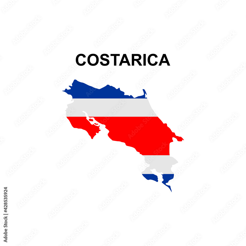 maps of Costa Rica icon vector sign symbol Stock Vector | Adobe Stock