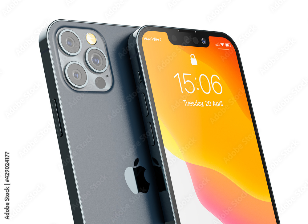 iPhone 13 Pro photorealistic render based on recent leaks. Illustration ...