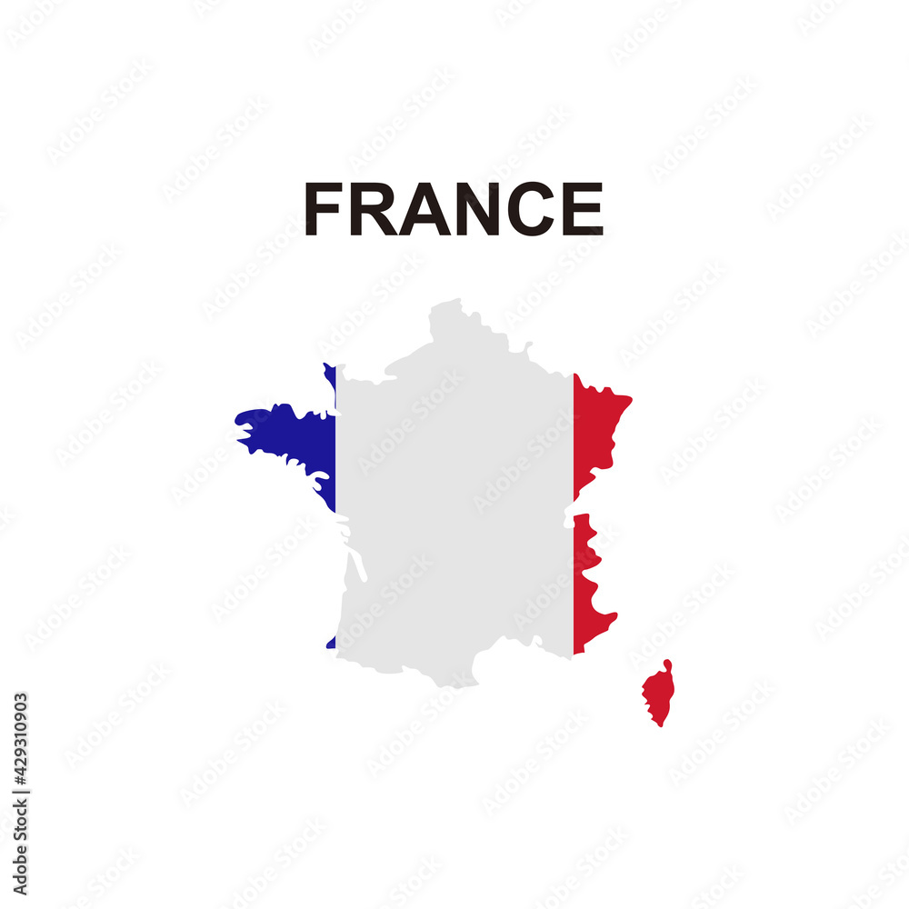 maps of France icon vector sign symbol Stock Vector | Adobe Stock