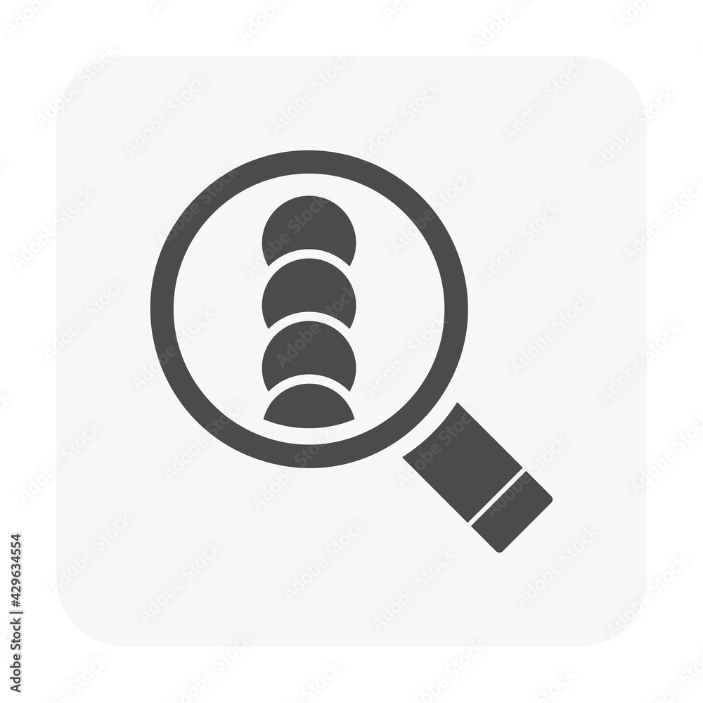 Stock-Vektorgrafik „Welding quality inspection check vector icon ...