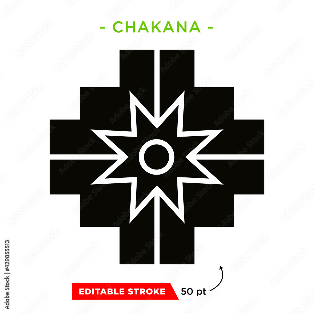 Inca Cross Chakana, Inti Raymi Ecuador, Peru emblematic symbol of an ...
