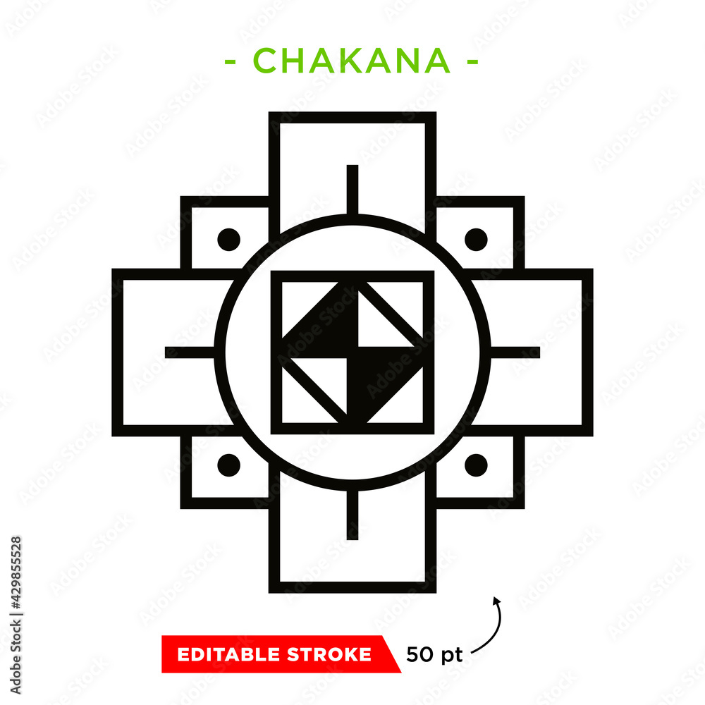 Inca Cross Chakana, Inti Raymi Ecuador, Peru emblematic symbol of an ...