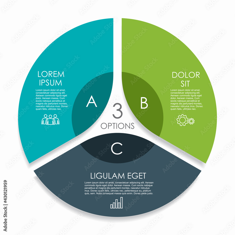 Infographic design template with place for your data. Vector ...