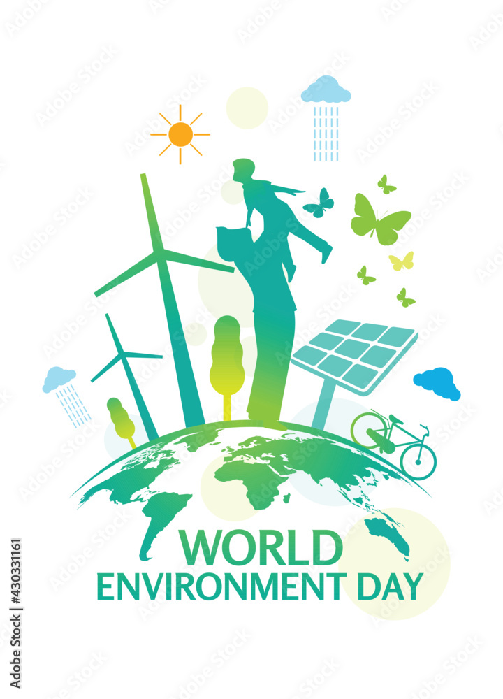 World environment day logo design template Stock Vector | Adobe Stock