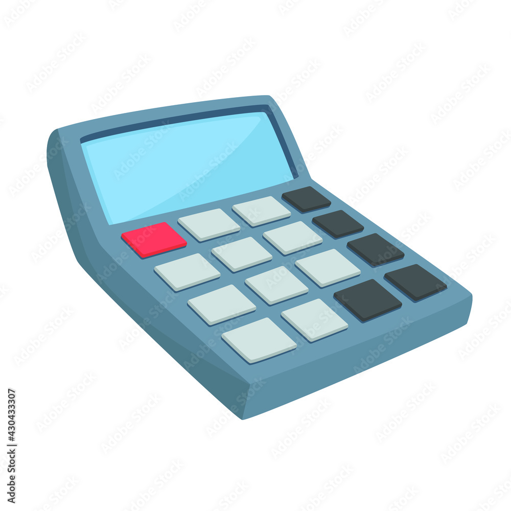 Calculator Sign Emoji Icon Illustration. Maths Vector Symbol Emoticon ...