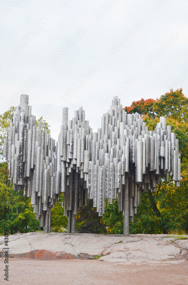 Sibelius Park and Monument. The Sibelius Monument is dedicated to the ...
