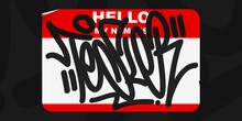 Hello Graffiti Free Stock Photo - Public Domain Pictures