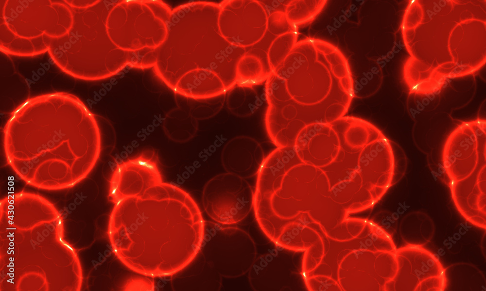 Blood medical background. Red blood cells. Stock Illustration | Adobe Stock