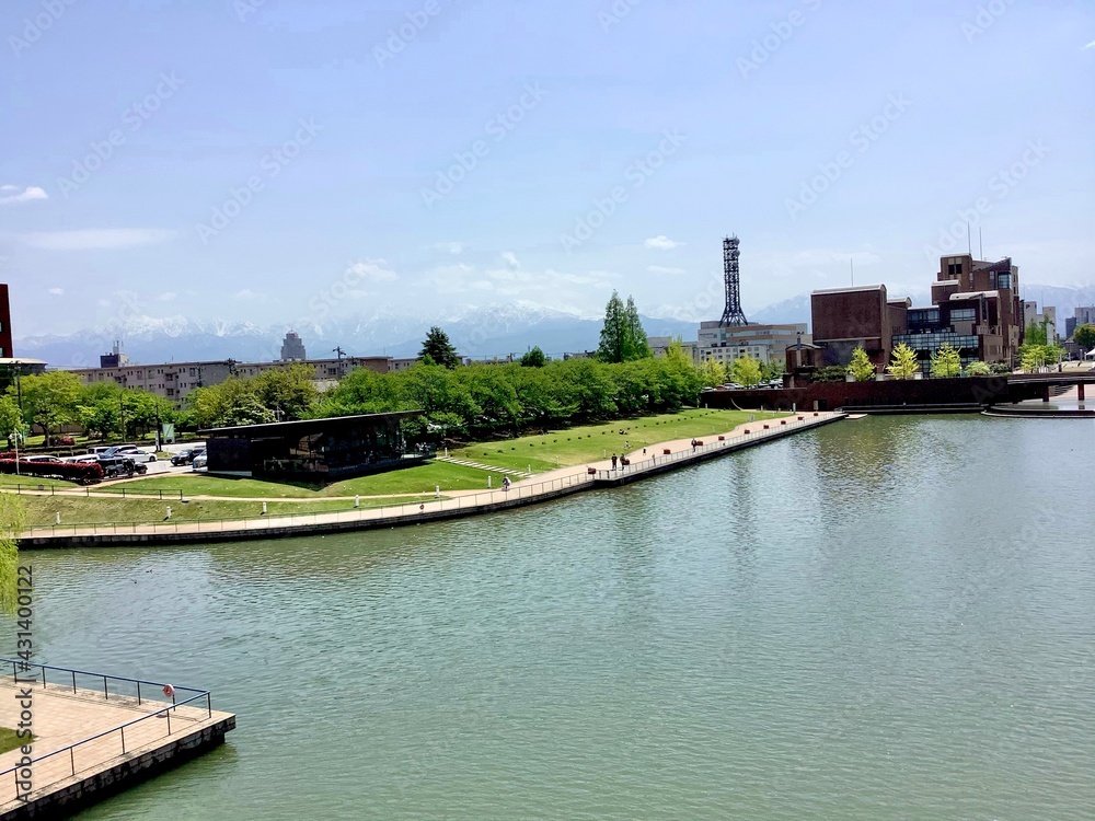 Fugan Unga Kansui Park is a water park built around the Fugan Canal ...