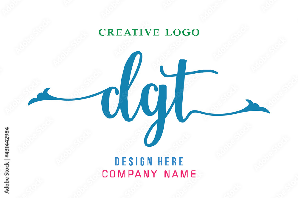 DGT lettering logo is simple, easy to understand and authoritative ...