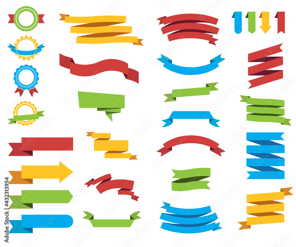 Labels Stickers Banners Tags Banners vector design collection, isolated ...