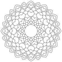 Valentine's Day, Mandala, Png Free Stock Photo - Public Domain Pictures