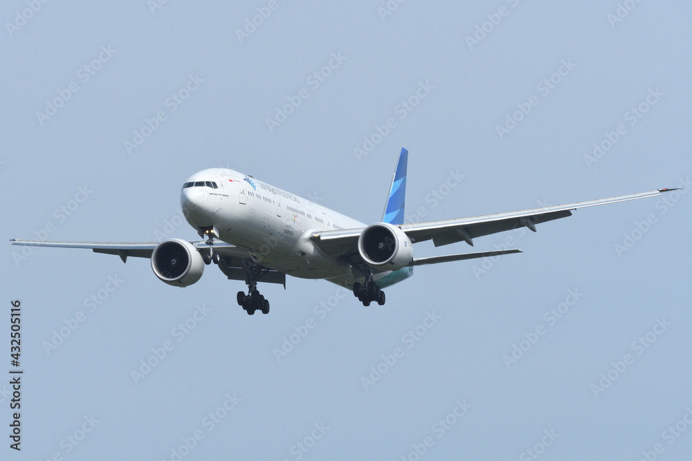 Chiba, Japan - May 03, 2019:Garuda Indonesia Boeing B777-300ER (PK-GIF ...