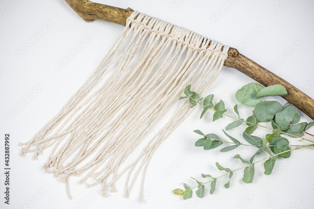 DIY Makramee, Handarbeit selber machen, Anleitung, Hobby, Baumwollfaden ...