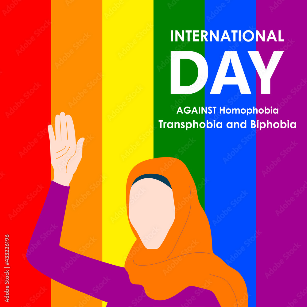 Vector de Stock The International Day Against Homophobia, Transphobia ...
