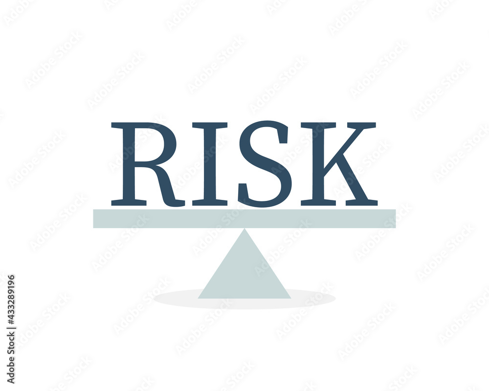 Risk tolerance icon. Clipart image isolated on white background Stock ...