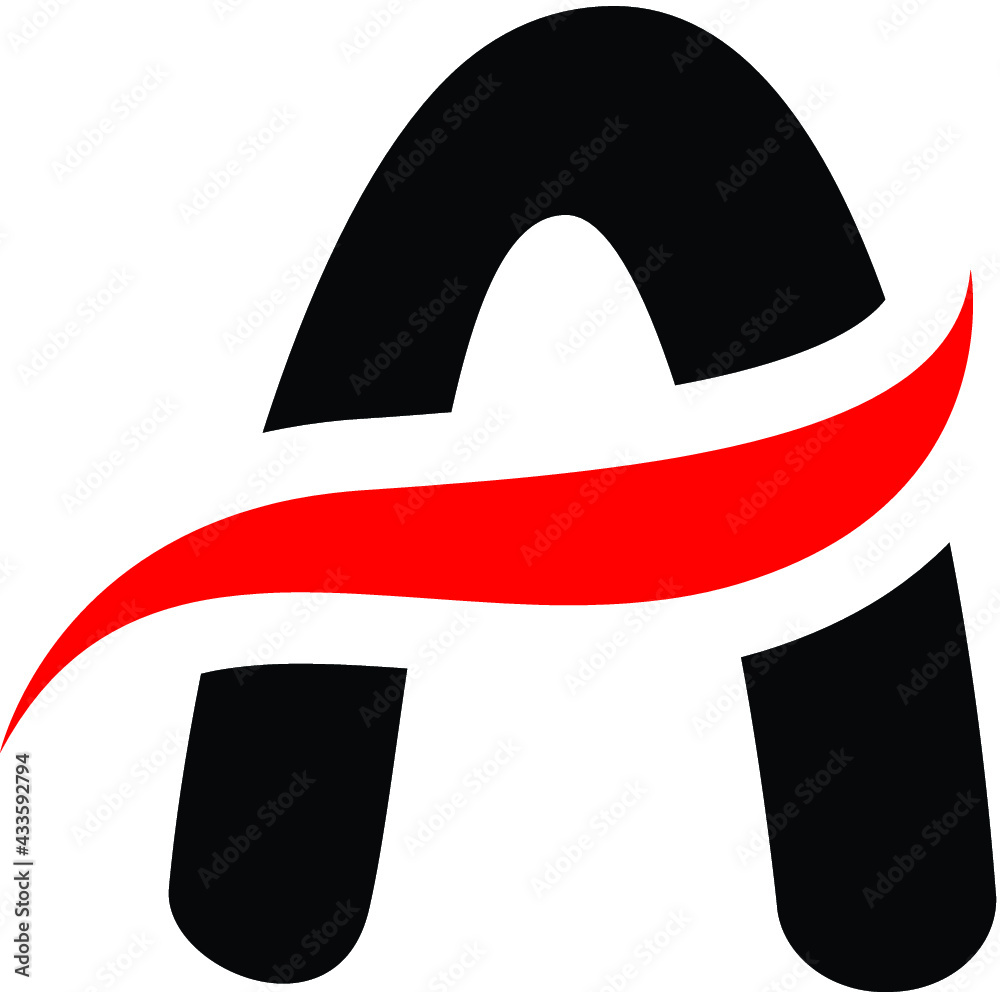 letter a vector design Stock Vector | Adobe Stock