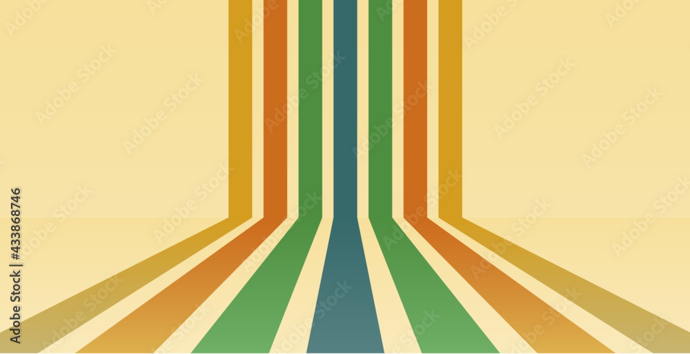 Abstract. 60s colorful retro style geometric vintage background. vector ...