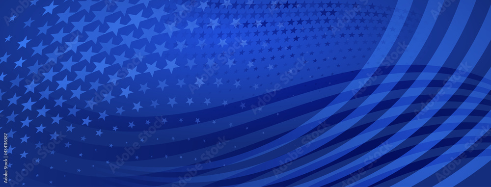 USA independence day abstract background with elements of american flag ...