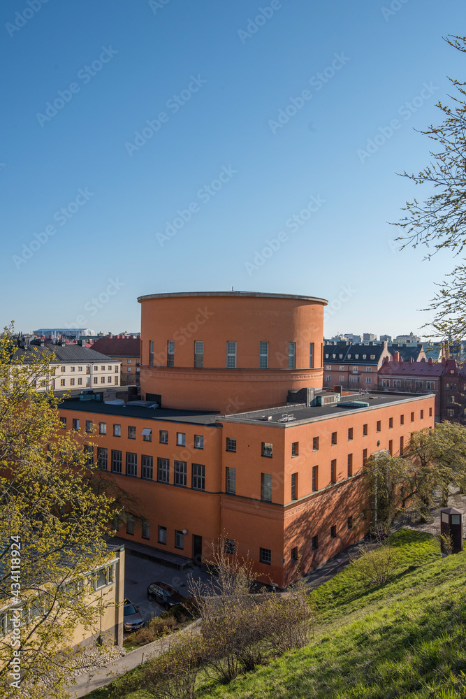 Stockholm Public Library , designed by Swedish architect Gunnar Asplund ...
