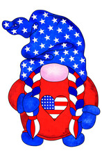 Patriotic America Gnome Free Stock Photo - Public Domain Pictures