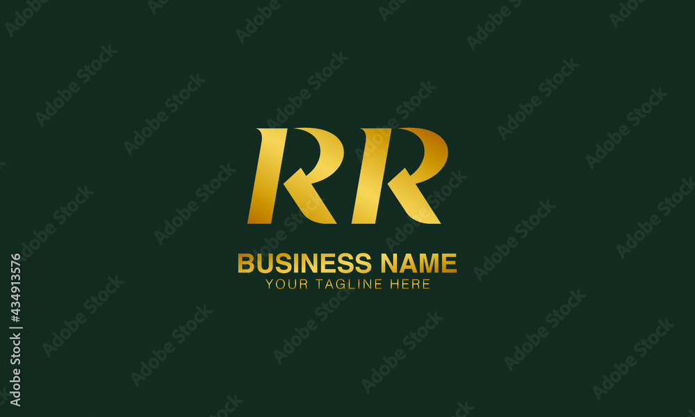 RR R initial logo | initial based abstract modern minimal creative logo ...