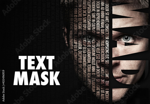 Text Overlay Mask Effect Stock Template | Adobe Stock