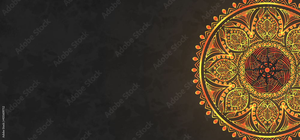 HD Mandala background design Stock Illustration | Adobe Stock