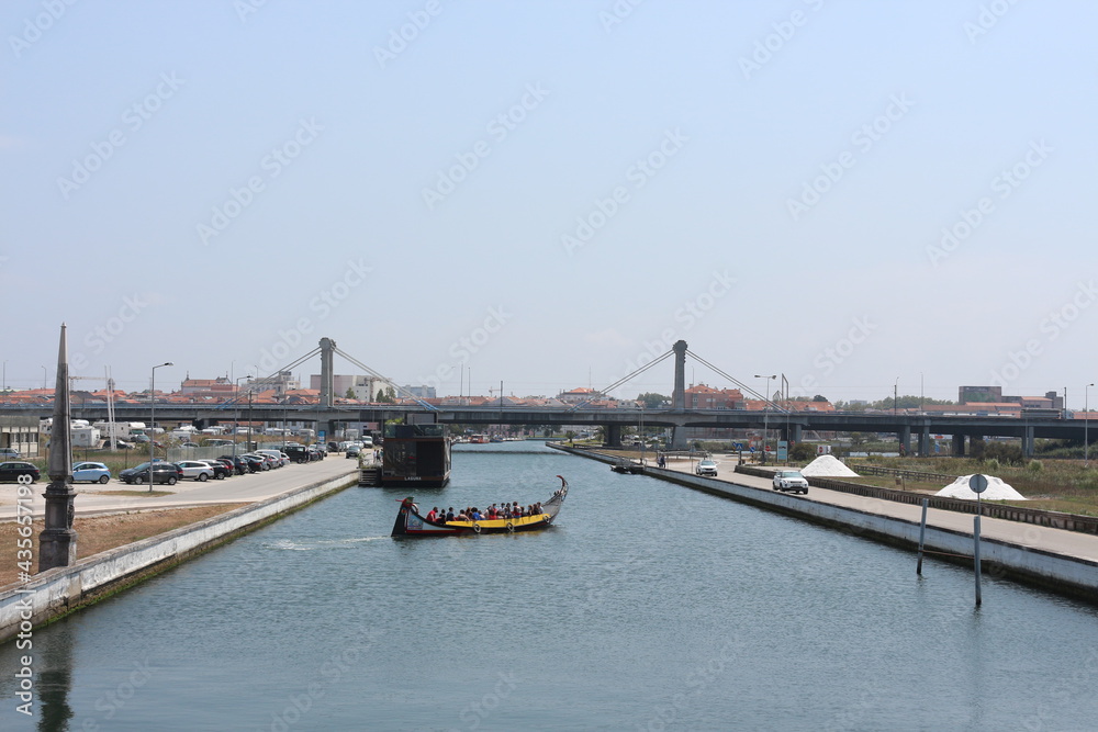Ria de Aveiro, Região Portuária do distrito de Aveiro, Portugal. Stock ...