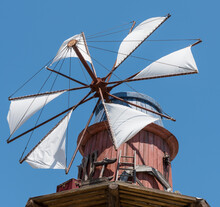 Sailboat, Sail, Windmills, Sea Free Stock Photo - Public Domain Pictures