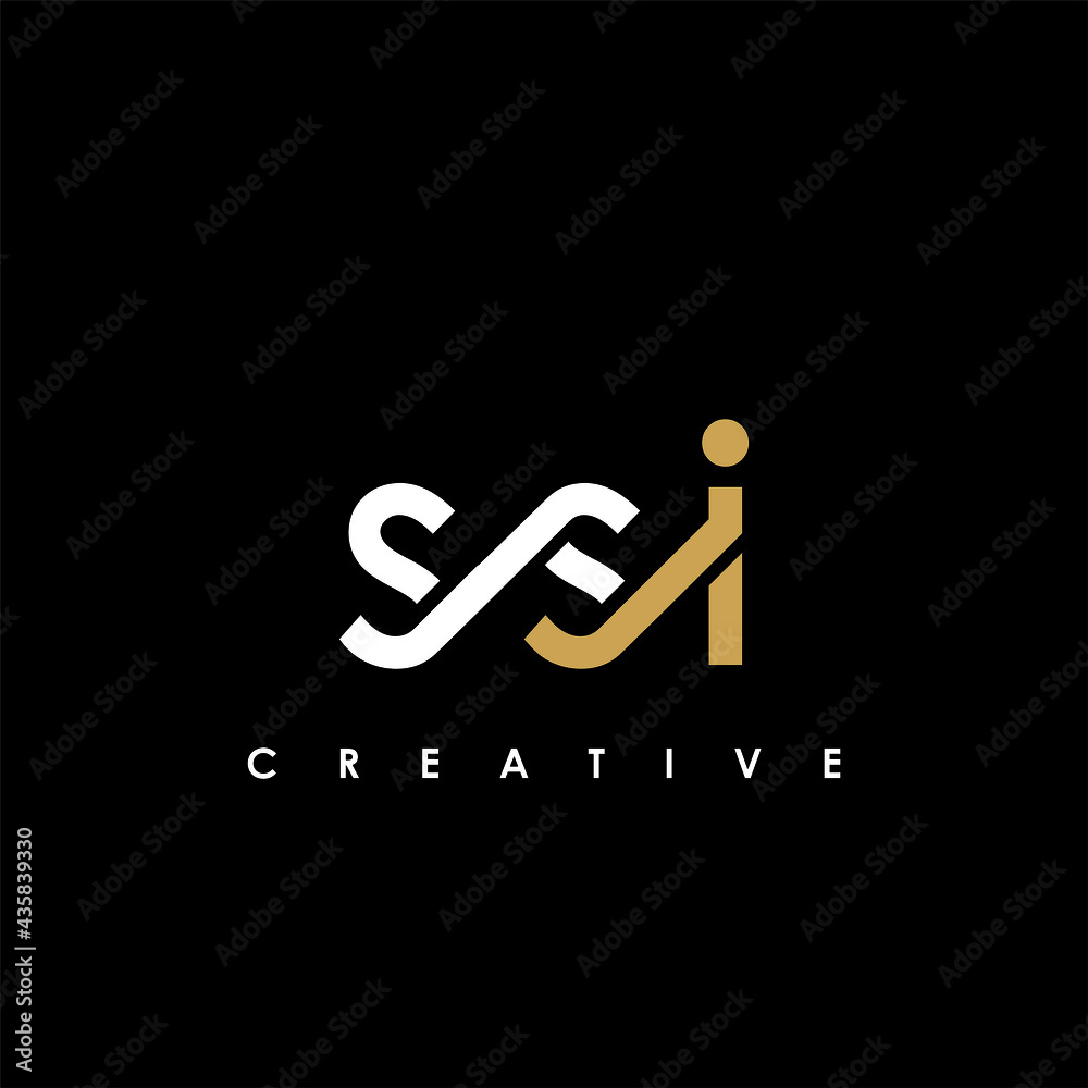 SSI Letter Initial Logo Design Template Vector Illustration Stock ...