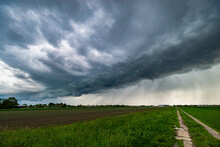 Storm Clouds Over Country Field Free Stock Photo - Public Domain Pictures
