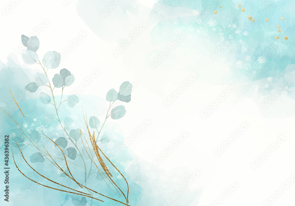 Mint Green Design Border