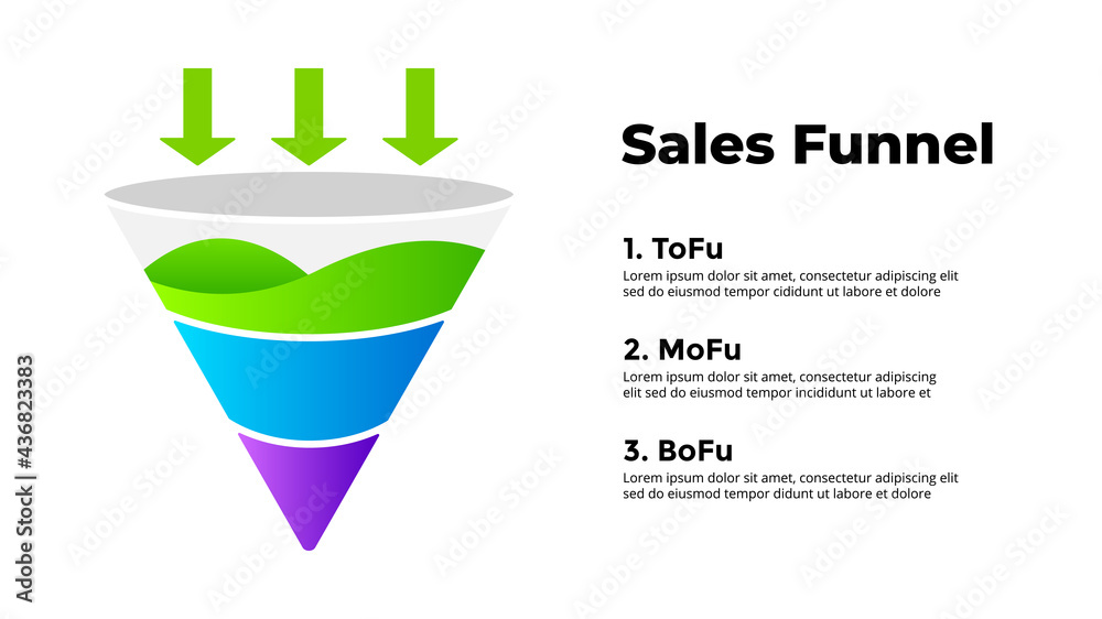 Sales funnel Infographic templates for your presentation. Marketing ...