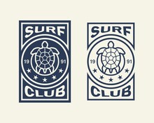 Summer Surfing Turtle Poster Free Stock Photo - Public Domain Pictures