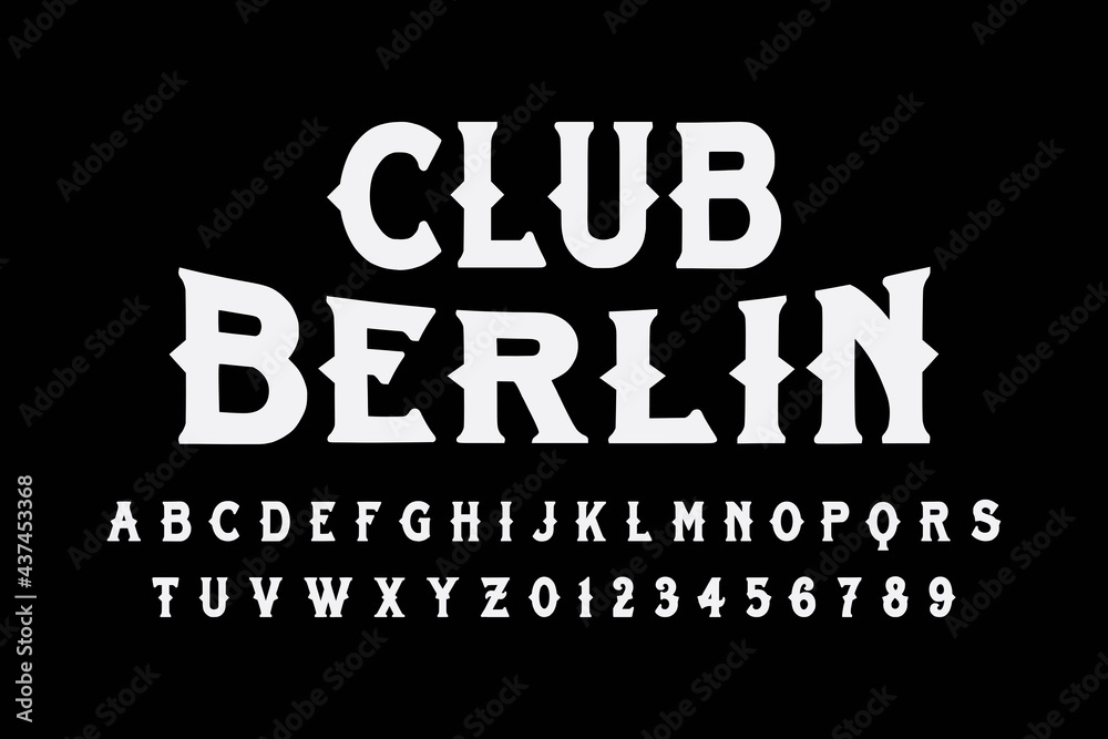 vintage font, purple and white background, vector alphabet, letters and ...