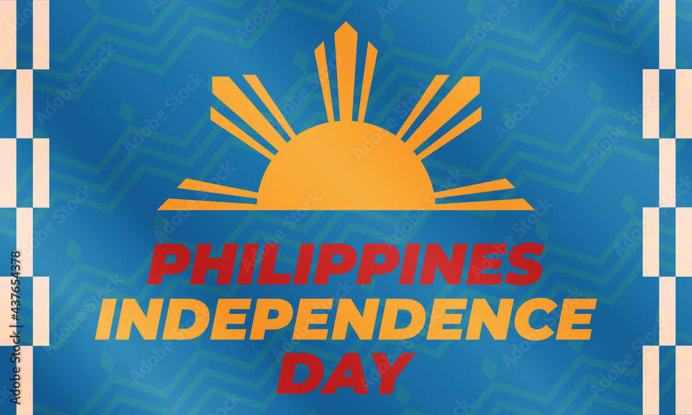 Ilustrace Philippines Independence Day. (Filipino: Araw ng Kasarinlán ...