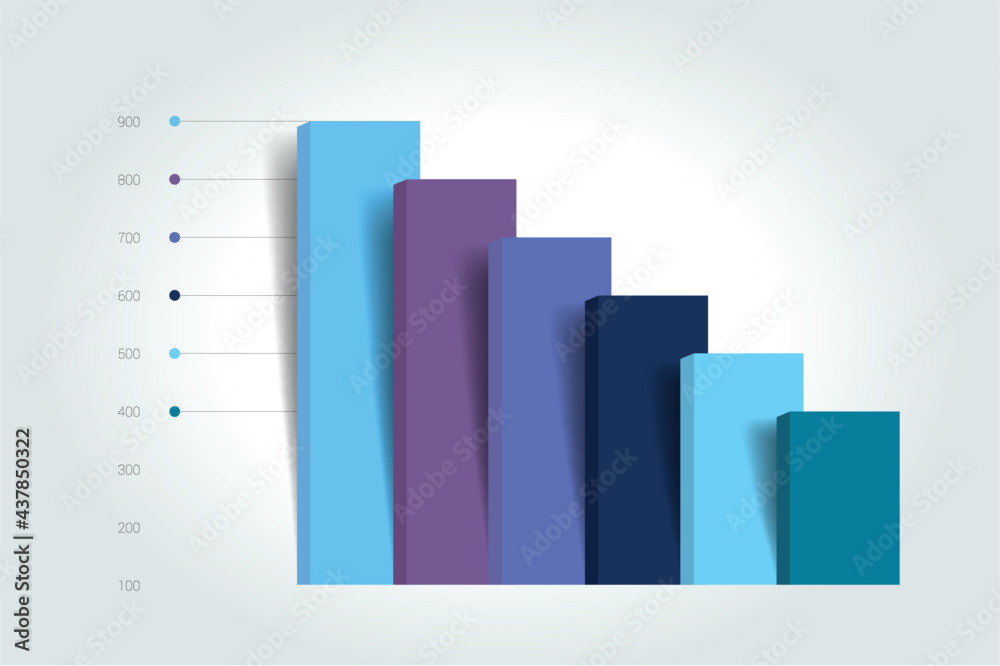 Chart, column graph, infographic element. Stock Vector | Adobe Stock