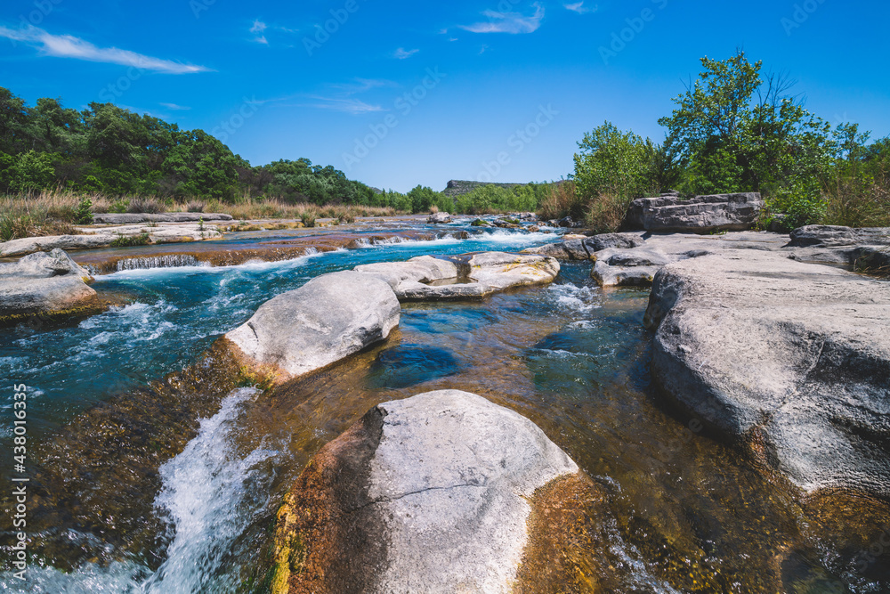 Dolan Falls on the Devil's River, Texas! Stock Photo | Adobe Stock
