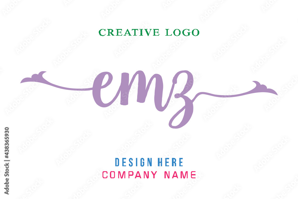 EMZ lettering logo is simple, easy to understand and authoritative ...