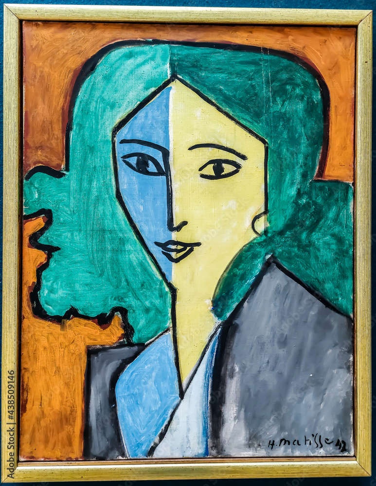 Portrait of Lydia Delektorskaya by Henri Matisse. The State Hermitage ...