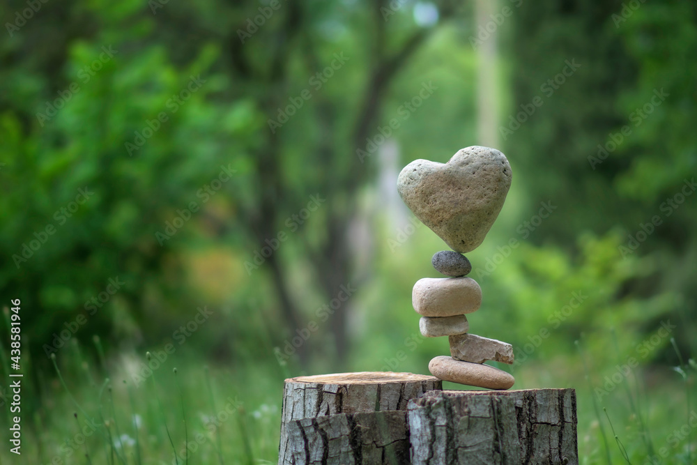 Heart balance Stock Photo | Adobe Stock