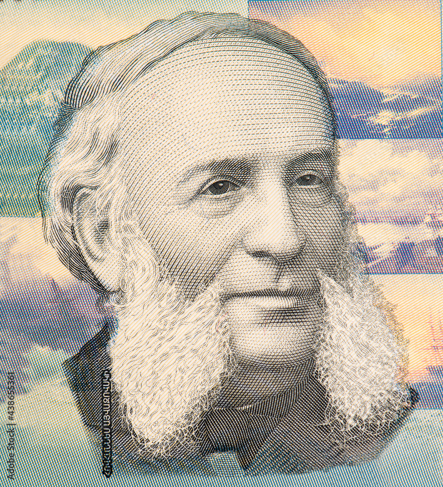 Ivan Aivazovsky, Portrait from Armenia 20000 Dram 2018 Banknotes. Ivan ...