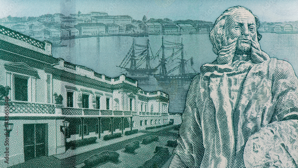 Ivan Aivazovsky, Portrait from Armenia 20000 Dram 2018 Banknotes. Ivan ...