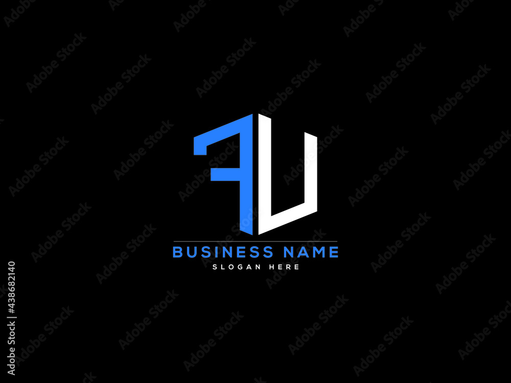 Letter FU Logo, creative fu logo icon vector for business Stock Vector ...
