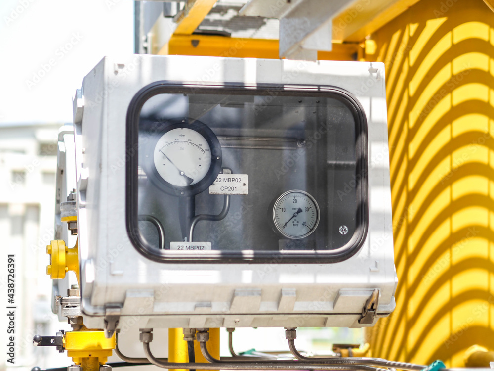 Enclosure of field instrument in power plant. Stock Photo | Adobe Stock