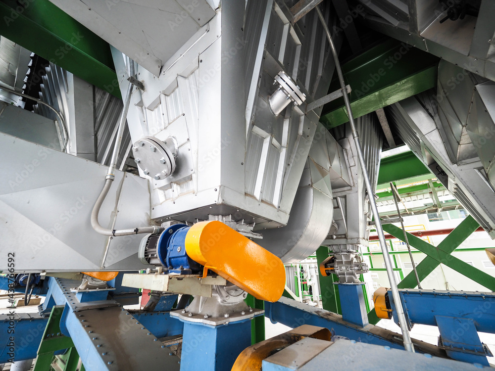 Ash systems was installed in biomass power plant. Stock Photo | Adobe Stock