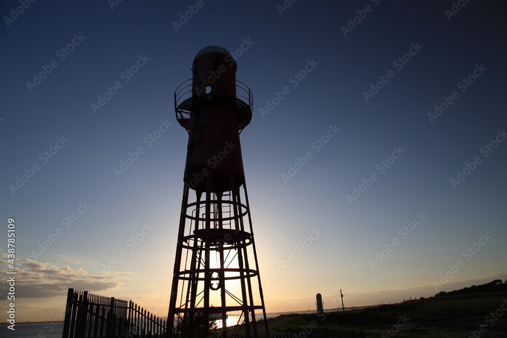 Photo Stock river humber light house, Paull light house, east yorkshire ...